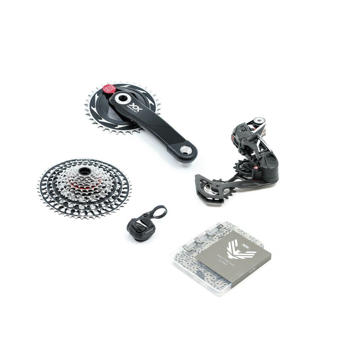 SRAM XX SL Eagle AXS Transmission Groupset with Powermeter - 165mm – CCACHE