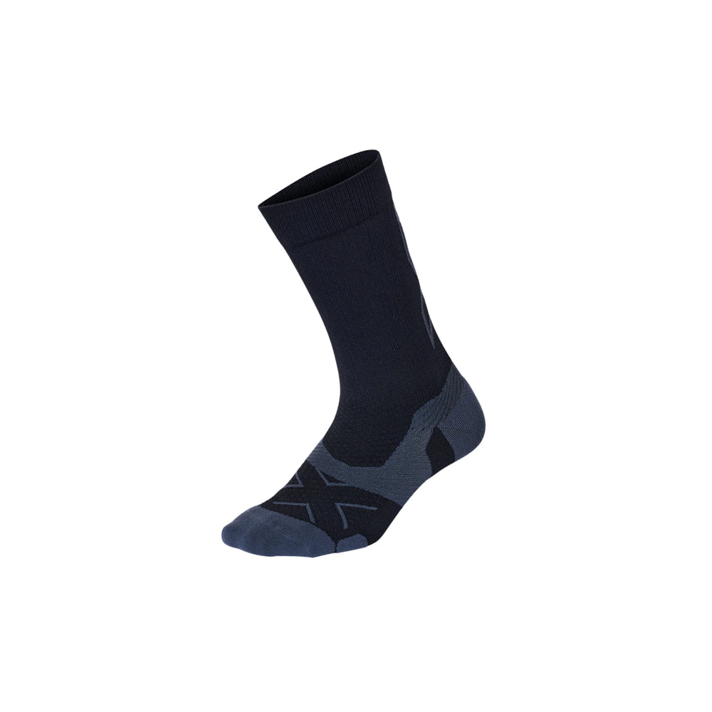 2XU Vectr Light Cushion Crew Socks - Black/Titanium – CCACHE
