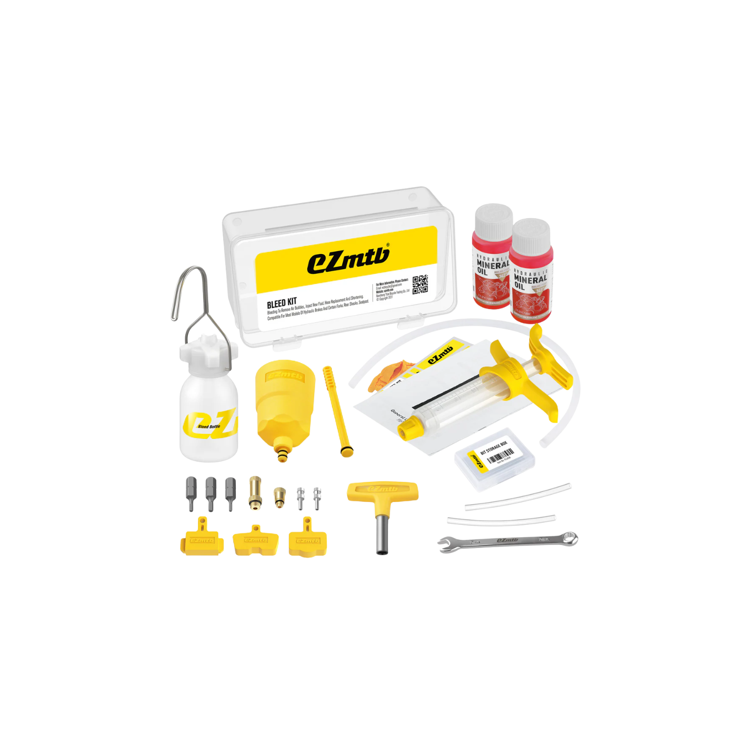 EZmtb Shimano Bleed Kit - inc. 2 x Mineral Oil 60ml – CCACHE
