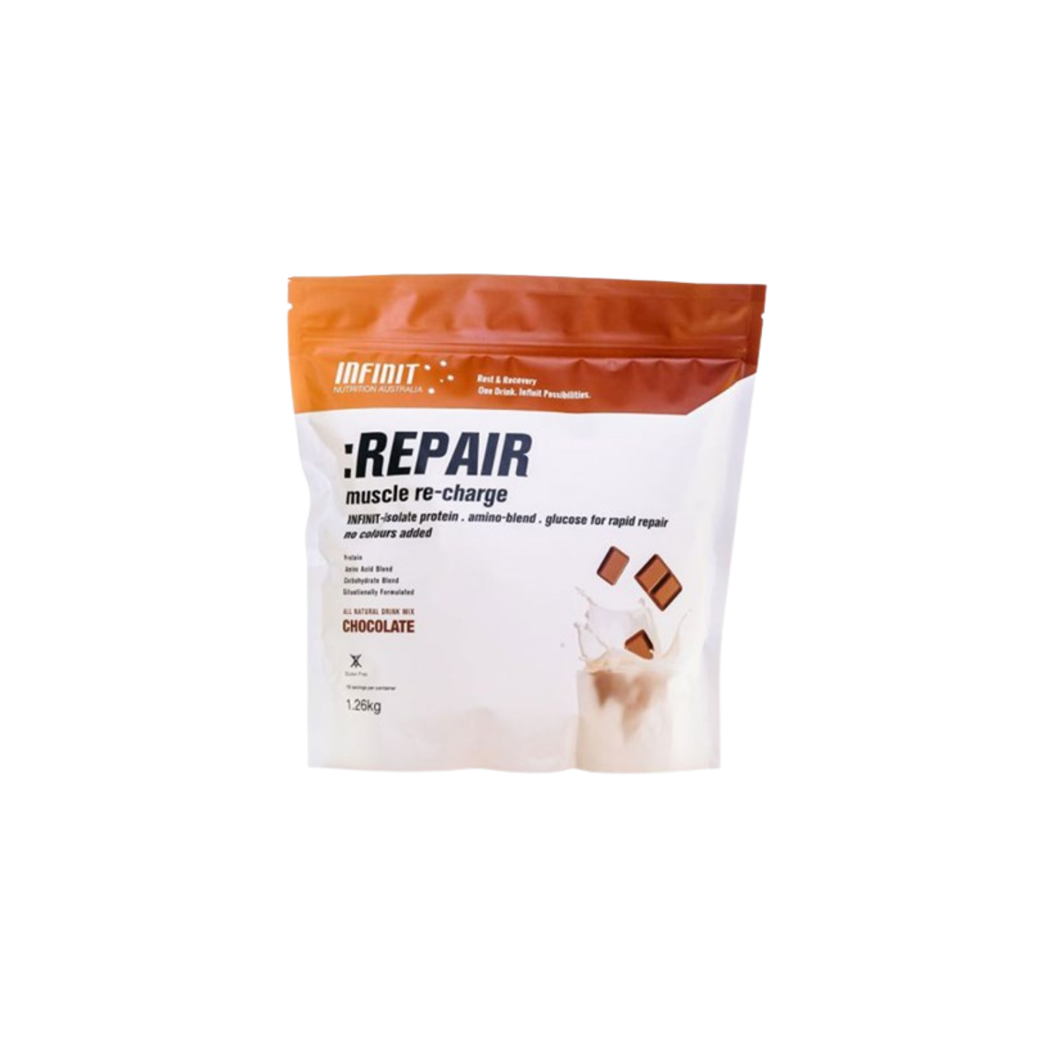 Infinit Nutrition Repair Drink Mix Bag - Chocolate - 1.26kg – CCACHE