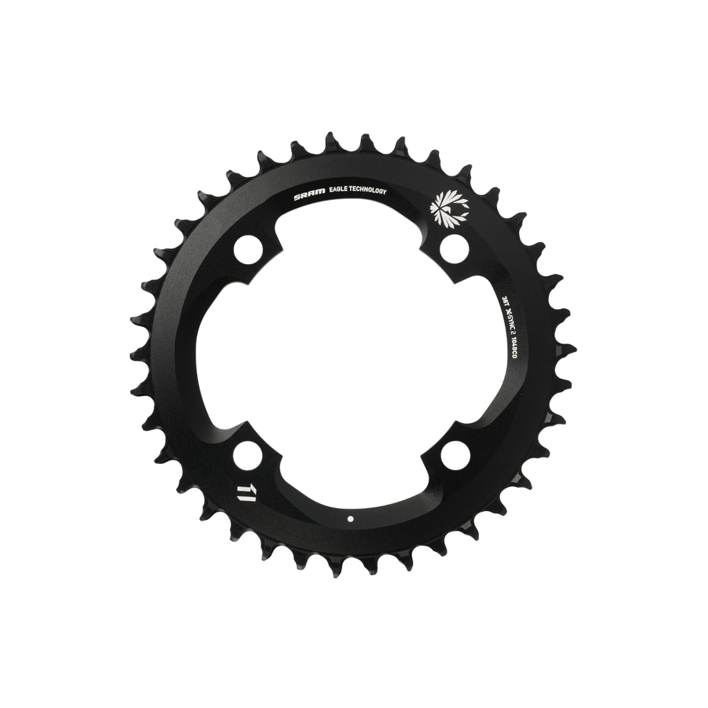 SRAM X-Sync 2 Eagle Chainring - 34 Tooth - 104mm BCD - 12-Speed - Blac ...