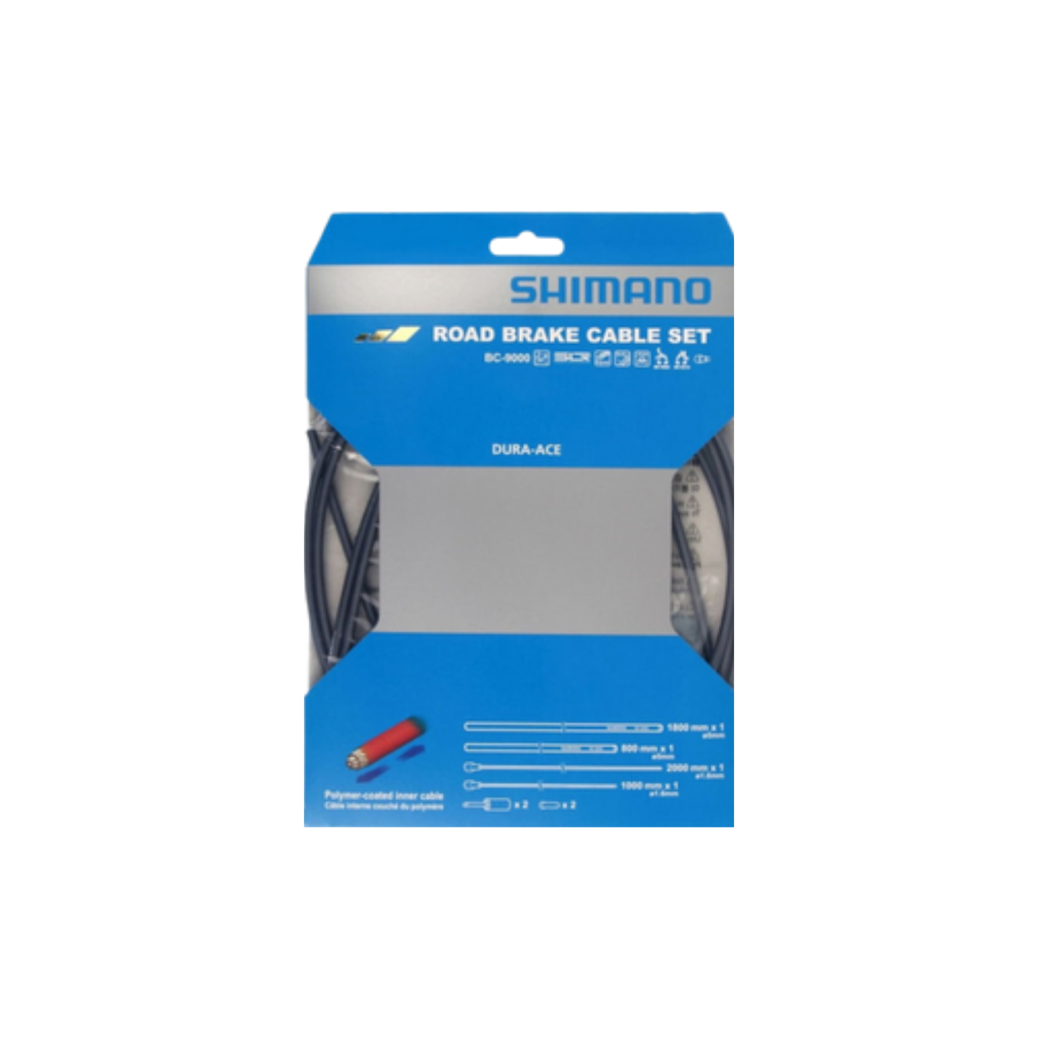 Shimano Br-9000 Brake Cable Set High-Tech Grey Polymer-Coated – CCACHE