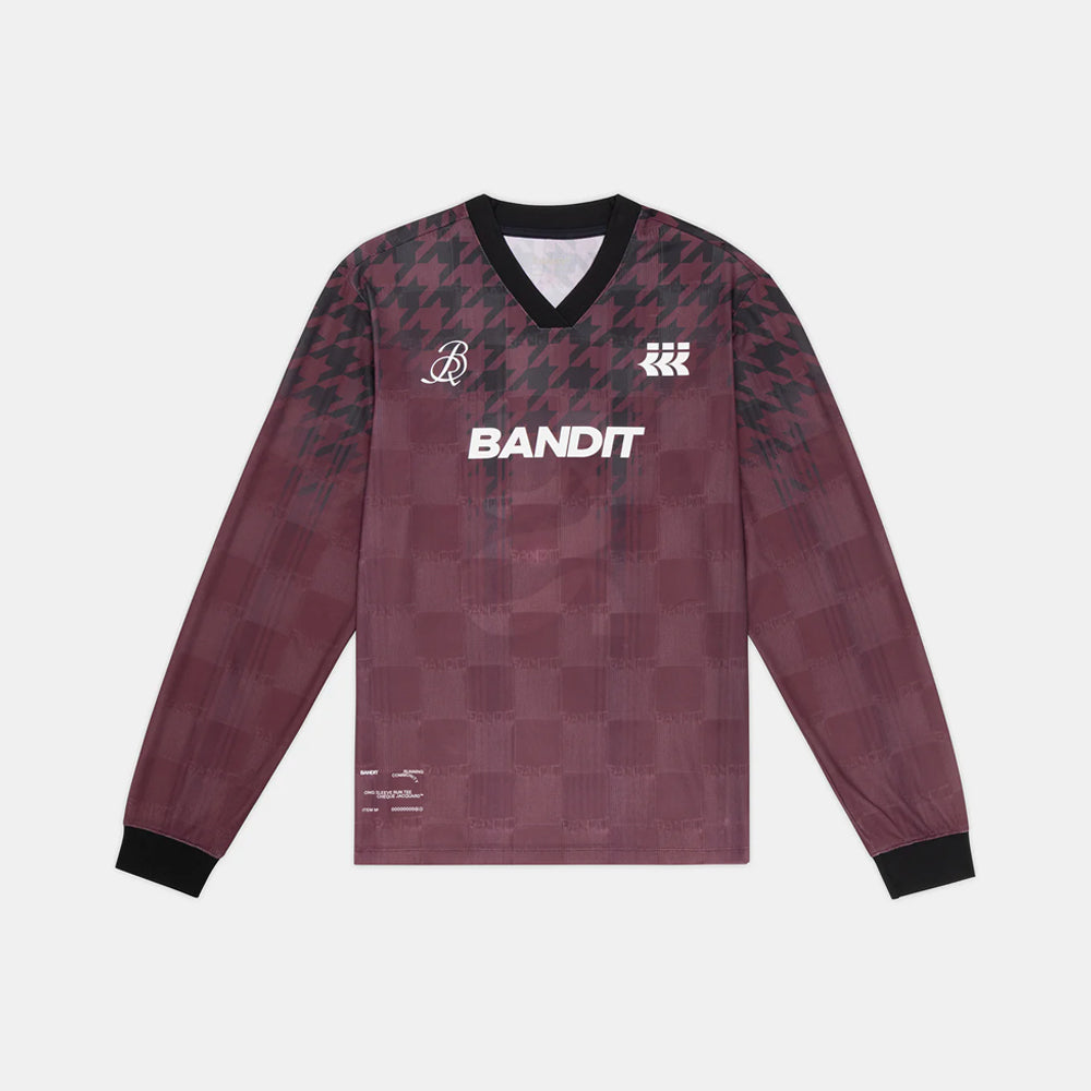 Bandit Running Jacquard Footy Long Sleeve - Fig Print – CCACHE