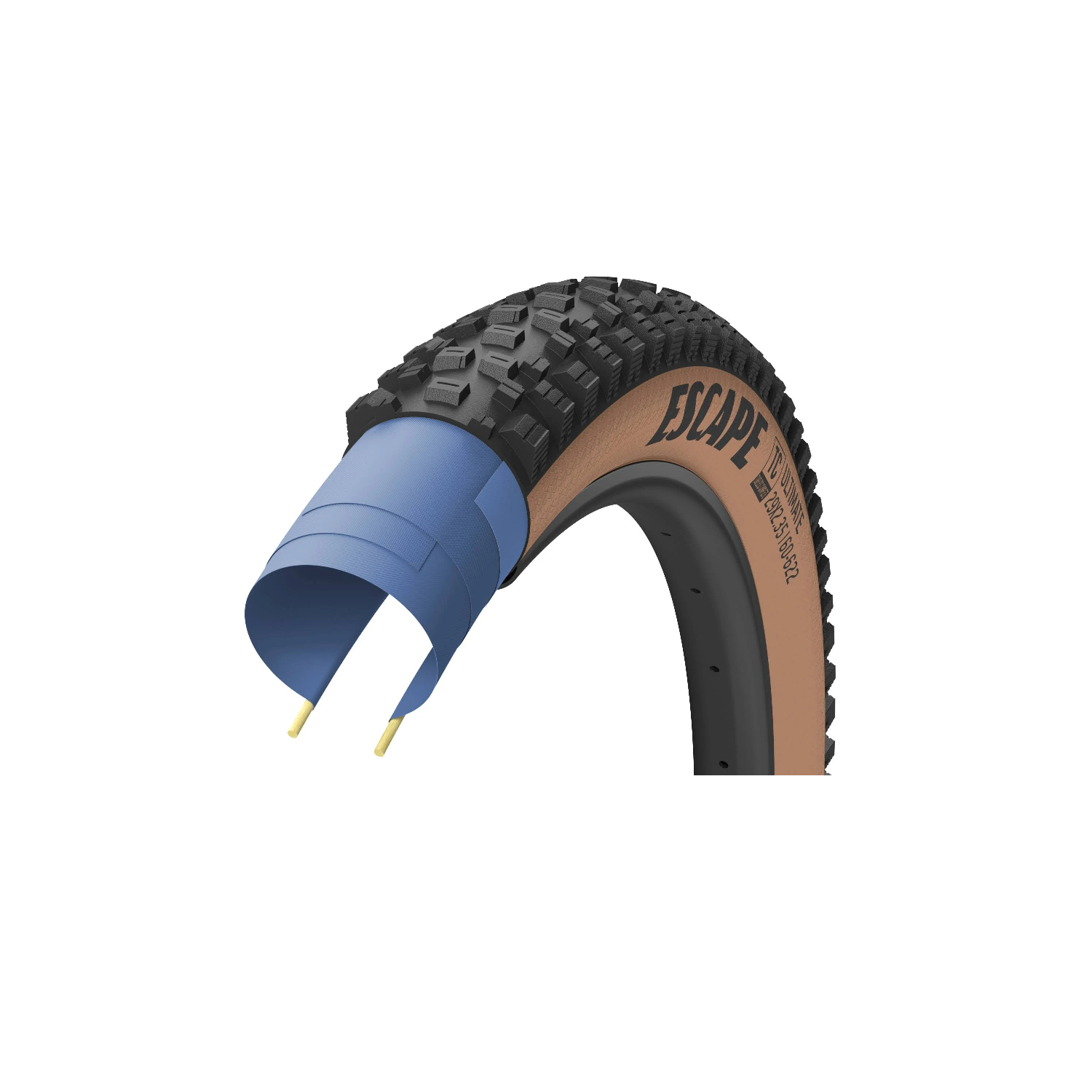 Goodyear Escape Ultimate Tubeless Complete MTB Tyre - Tan – CCACHE