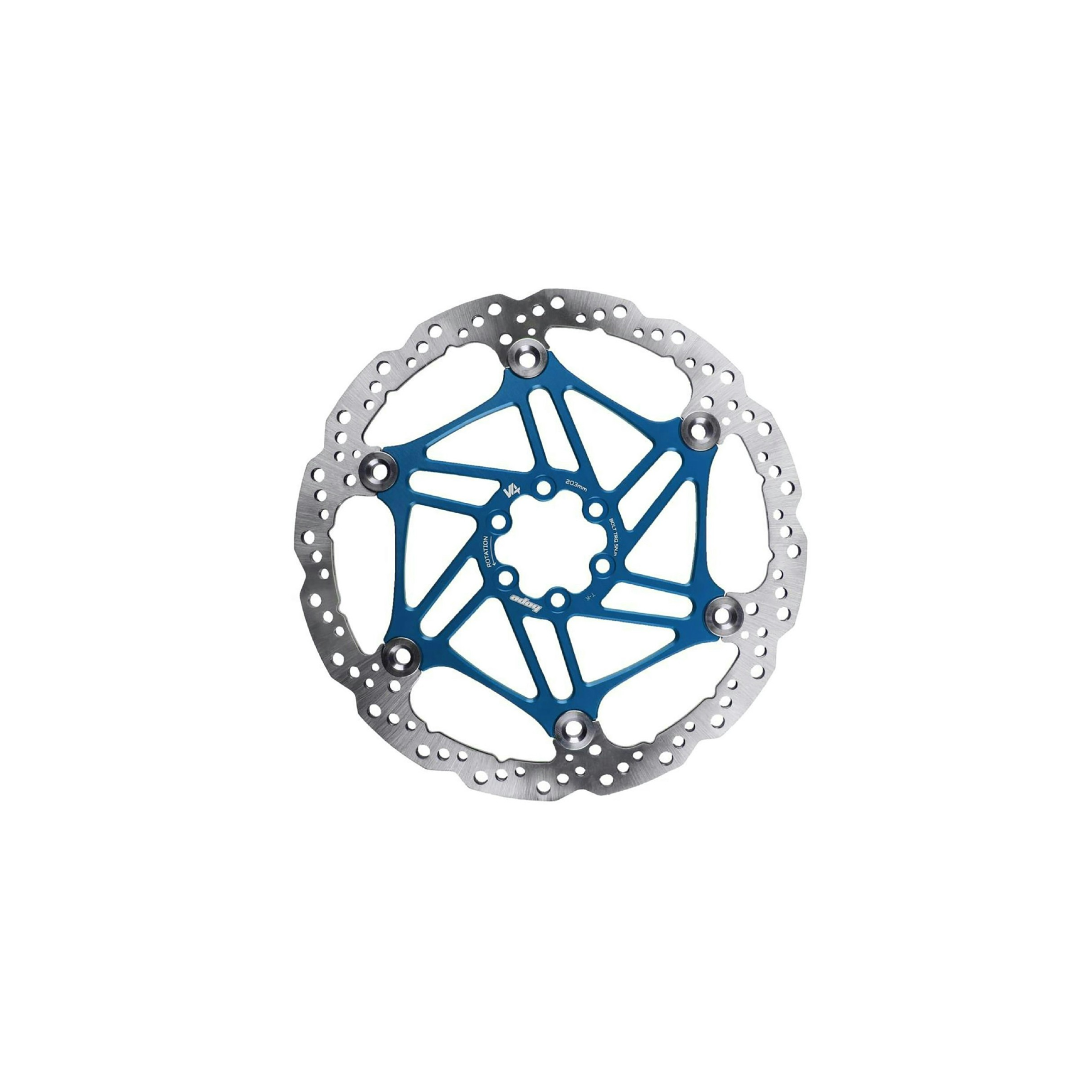 Hope Floating Disc Rotor V4 - 6-Bolt - Blue – CCACHE