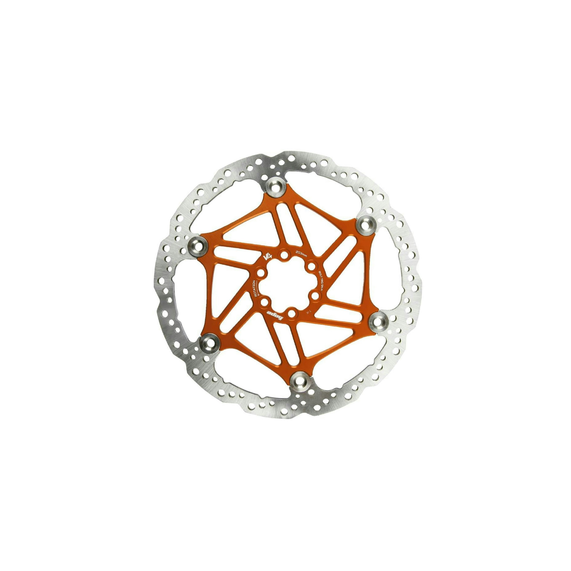 Hope Floating Disc Rotor V4 - 6-Bolt - Orange – CCACHE