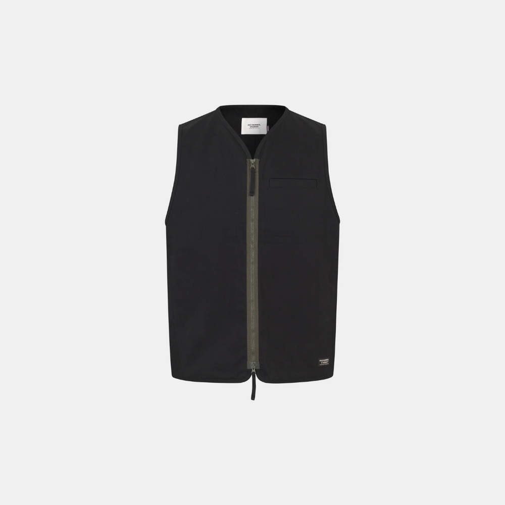 Pas Normal Studios Cotton Twill Vest - Black – CCACHE
