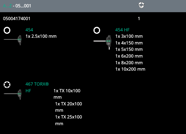 Wera Bicycle Set 6 Screwdriver Set T-Handle - Holding Function + Rack ...