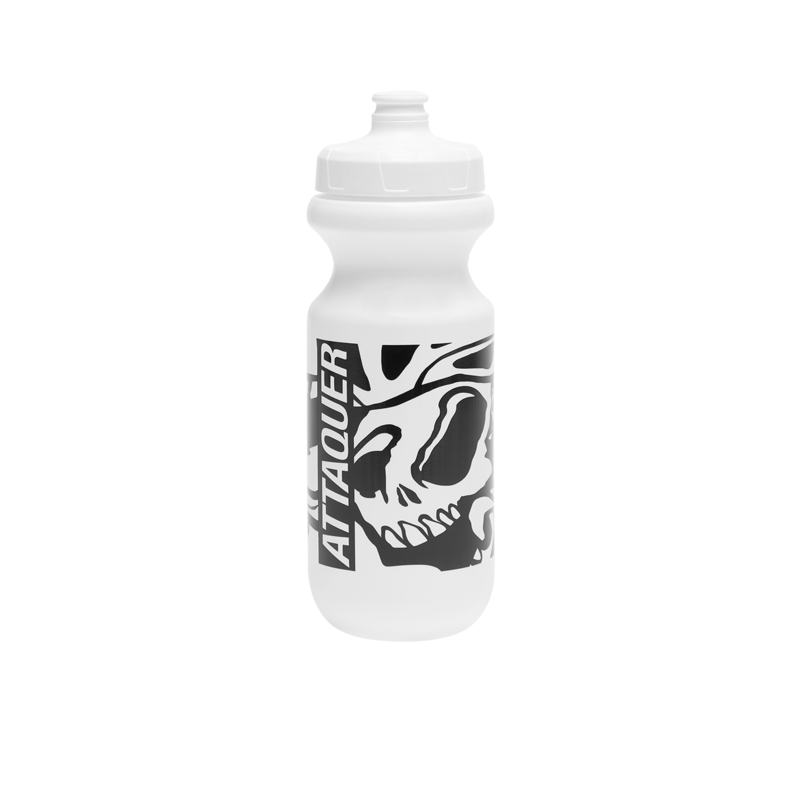 Attaquer Skull Logo Bidon - White – CCACHE
