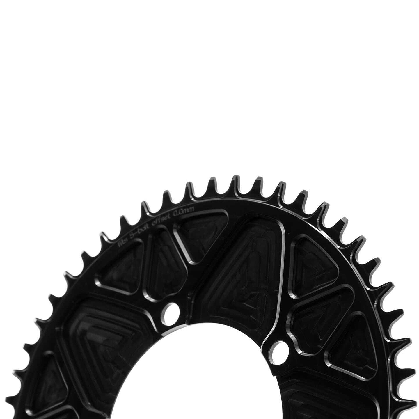 Garbaruk Aero 1x Chainring for 5-Bolt / 110BCD Cranks - Black – CCACHE