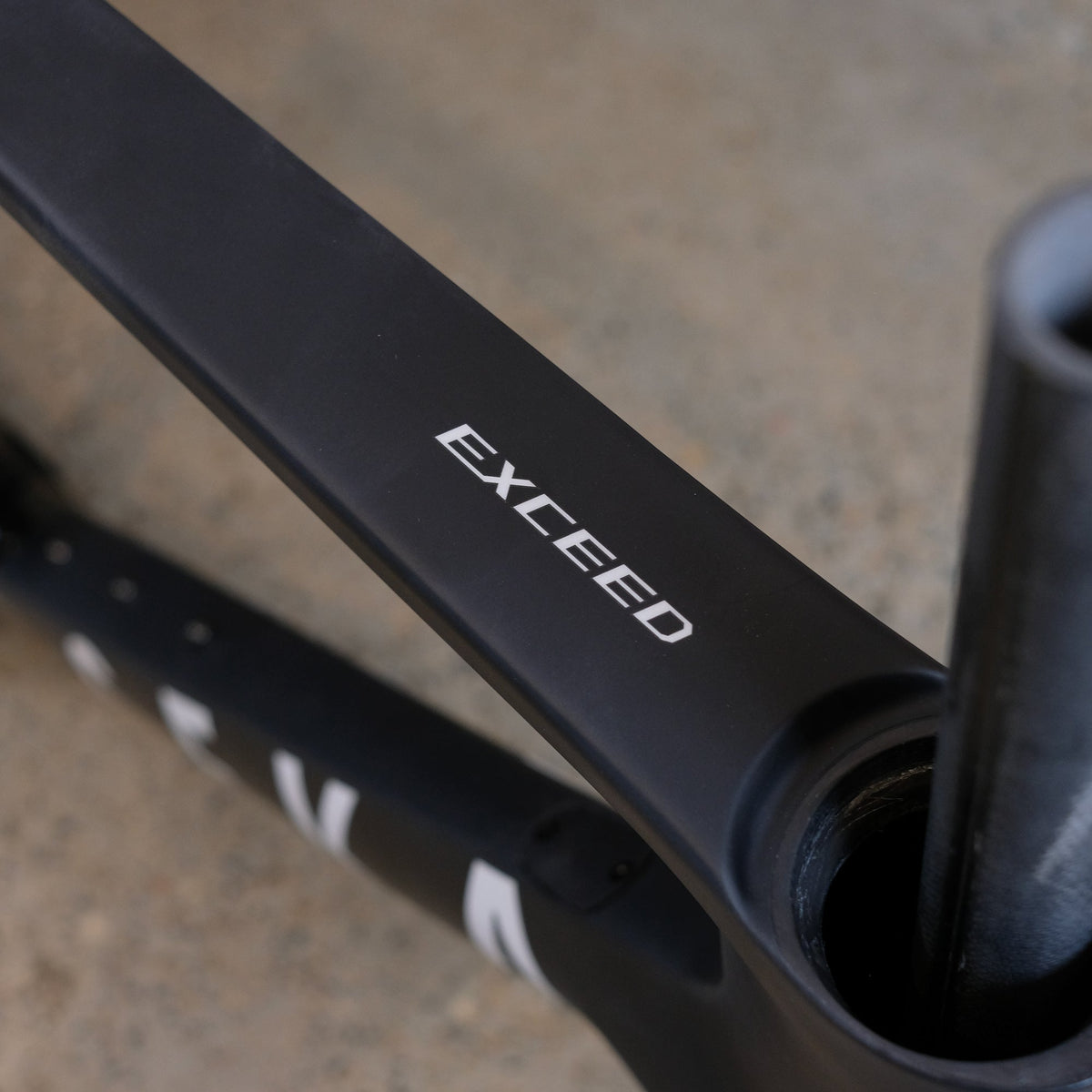 SEKA Exceed Aero Road Frameset - Matte Ink Black (M) & 38/110 Handleba ...